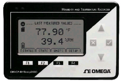 Humidity And Temperature Data Logger With LCD Display Model: OM-CP-RHTEMP2000