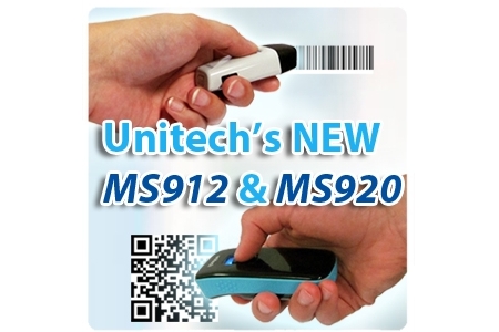 Unitech Europe Introduces MS912 1D CCD And MS920 2D Pocket Sized Imager
