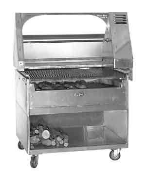Okanogan, Single Spit Rotisserie for Solid-Fuel Charbroilers (WS-SSR)