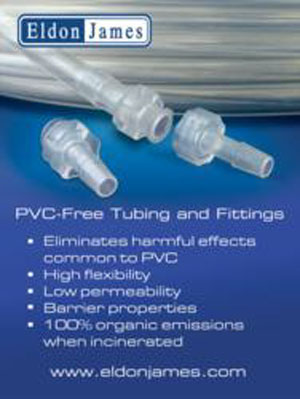 Eldon James Launches Full Line Of PVC-Free Tubing And Fittings
