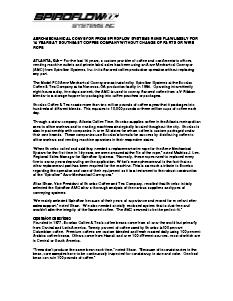 Case Study: Aero-Mechanical Conveyor From Spiroflow Systems Runs Flawlessly For 14 Years At ...