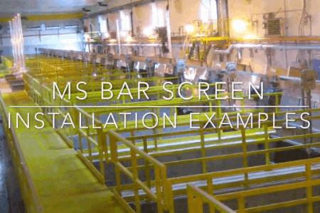 Recent and large MS Bar Screen installations in various countries