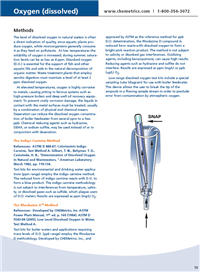 Datasheet: Dissolved Oxygen Test Kits