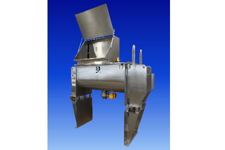 Ross Introduces Sanitary Ribbon Blender With Bag Dump Workstation