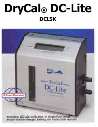 DRYCAL PRIMARY FLOW CALIBRATION