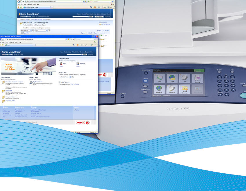Xerox DocuShare And ColorQube