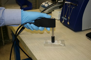 Identification Of Forensic Fabrics Using A Portable Raman Spectrometer
