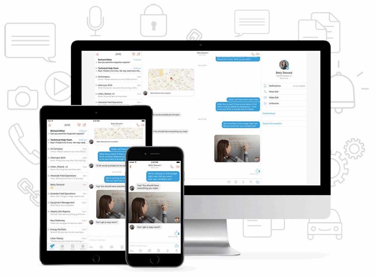 Zinc Mobile Communication Platform