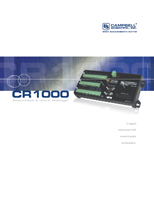 Brochure: CR1000 Measurement and Control Datalogger