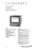 Datasheet: Multi Channel Recorder Ecograph T