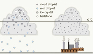 Pollution Shown As Cutting Rainfall In Hilly Areas