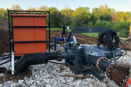 Xylem's Flygt N 3312 Electric Pump Provides Non-Clog Sewer Bypass Solution
