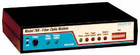 Model 78X - T1/E1 Fiber Optic Modem