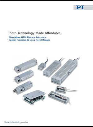 Piezo Technology Made Affordable By PI