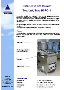 Brochure: Glove Integrity Testers