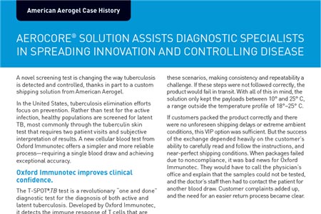 Aerocore Solution Assists Diagnostic Specialists In Spreading ...