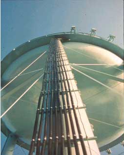 Antenna Installation on Water Towers
