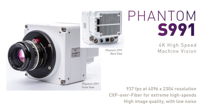 Phantom S991 Camera Provides Extreme Throughput With New Technology