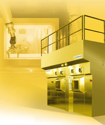 Double Hot Cell For Radiopharmaceutical Chemistry