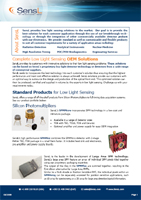 Low Light Sensing: sensL Product Overview