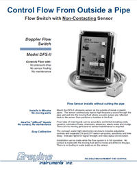 Datasheet: DFS-II Doppler Flow Switch