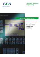 Brochure: Decanter Control System With DCU 7000