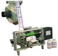 Semi-Automatic Round Product Labeler