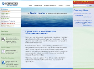 Ionics Announces Debut Of New Website