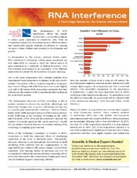 RNA Interference: A Technology Review By The Science Advisory Board