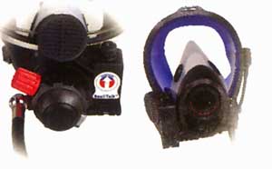 Mask-Mounted Voice Amplifier