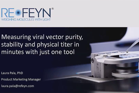 Measuring Viral Vector Purity, Stability And Physical Titer In Minutes ...