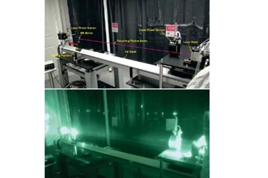 Photonic Laser Thruster Propels Simulated Spacecraft