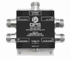Passive 1x4 GPS Splitter LDCBS1X4