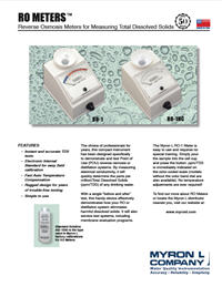 Datasheet: RO Meter