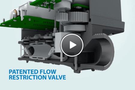 E-Series Plus with Integrated Shutoff Valve Animation
