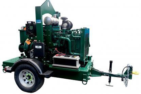 Super Vacuum Assisted Pump, 6 in., Diesel Powered