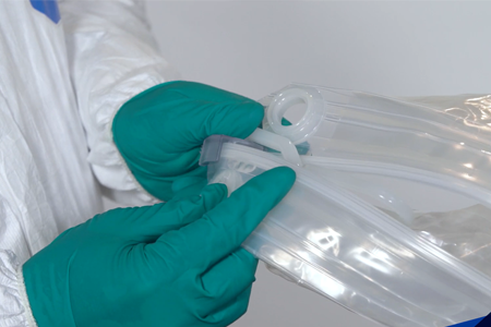 Single-Use Zip-Lock Compatible Powder Handling Bags