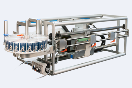 Form Fill And Seal Label Applicator For Drug Packaging