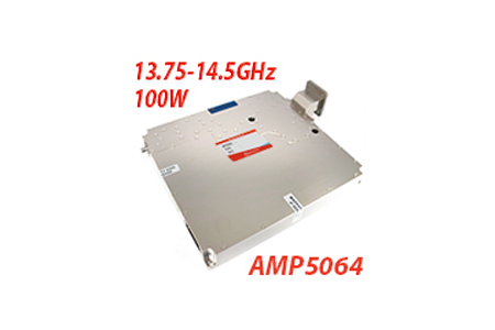 Ku-Band High Power CW Amplifier: AMP5064, 100W Rated Ideal TWT Replacement