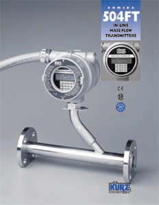 Series 504FT In-Line Mass Flow Transmitters: