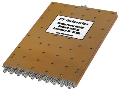 18 To 40 GHz, 10-Way Power Divider