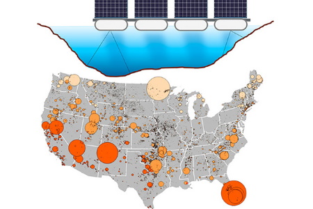 Small City Sets Example For Floating Solar Empowered By NREL Data Set