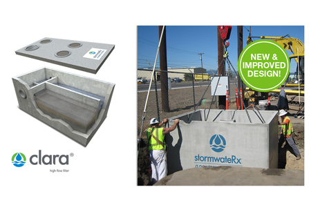 Clara Filter High-Flow High-Load Stormwater Filtration