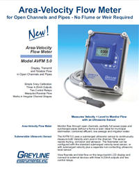 Brochure: AVFM 5.0 Area-Velocity Flow Meter