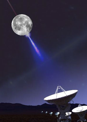 Astronomers Use Moon In Effort To Corral Elusive Cosmic Particles