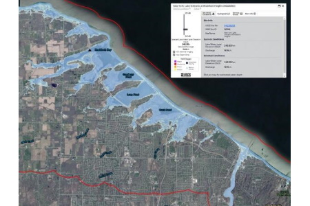 New USGS Maps Show Flood Levels On Lake Ontario's US Shoreline By Lake ...