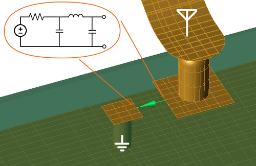Time Domain ElectromagneticCircuit Co-Simulation