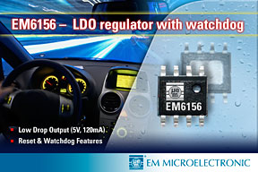 EM Microelectronic Introduces New Automotive-Grade Low Dropout ...