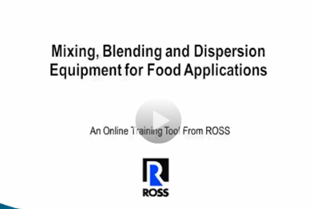 Food Mixing Blending Dispersion Equipment