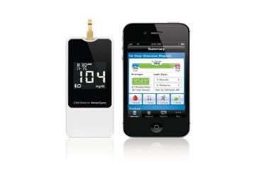 Blood Glucose Meter Sends Results Wirelessly To iPhone iPad or iPod touch